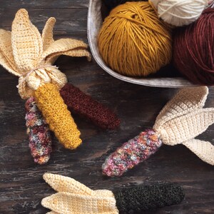 Crochet Pattern PDF: Autumn Corn (indian Jewel Corn, Digital Download ...