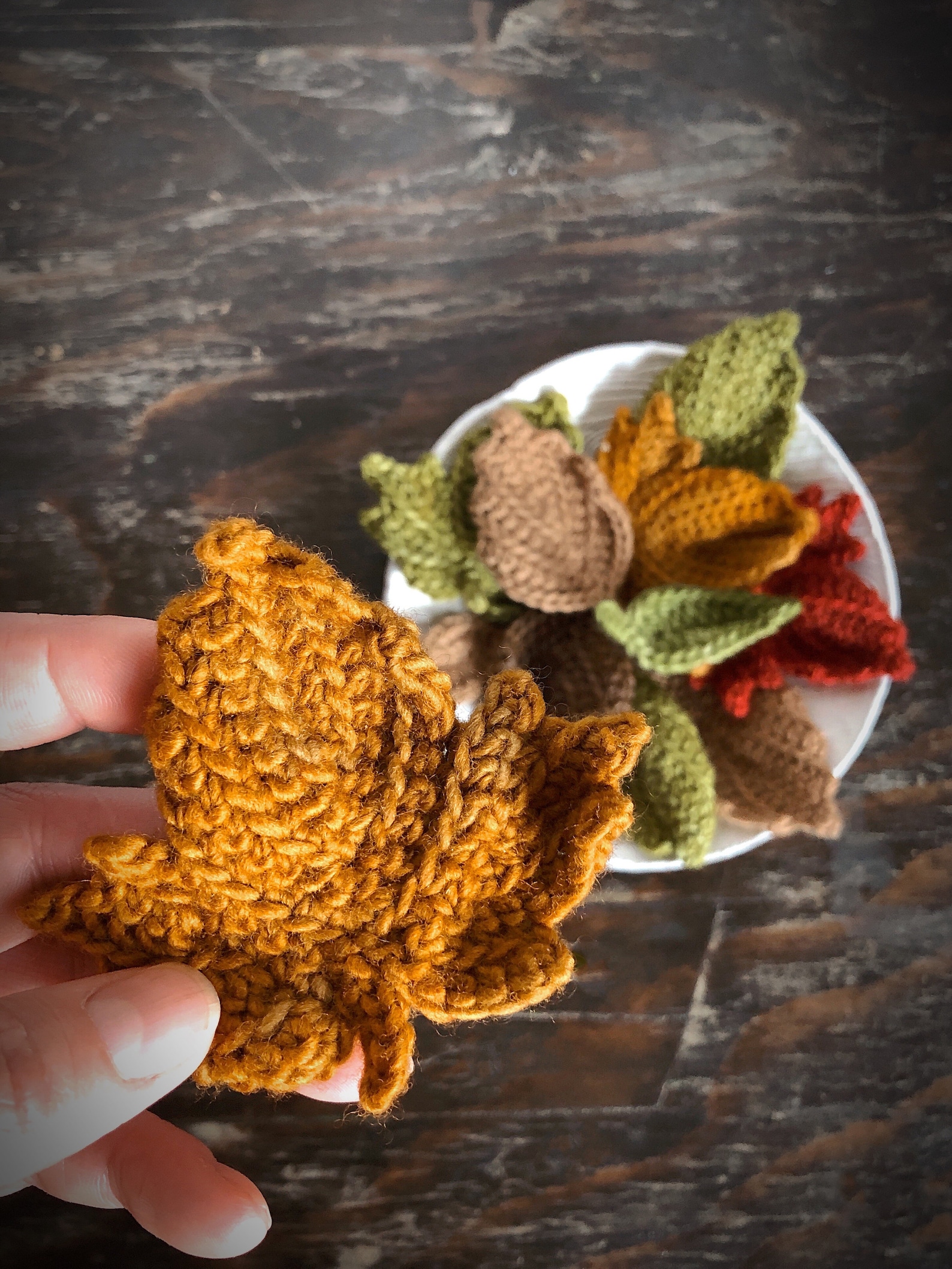CROCHET PATTERN Autumn Leaves Pattern Set Digital Download - Etsy UK