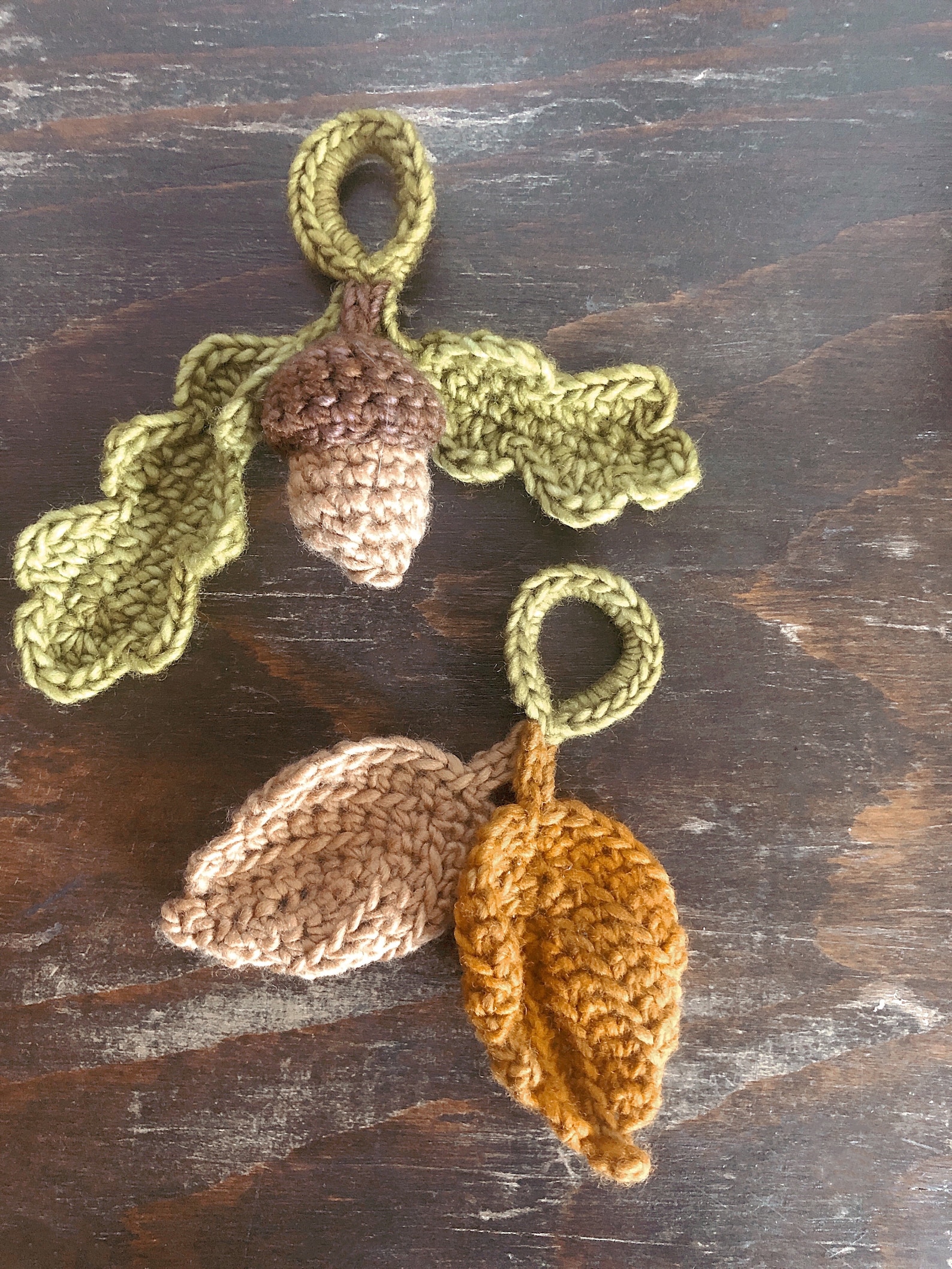 CROCHET PATTERN Autumn Leaves Pattern Set Digital Download - Etsy UK