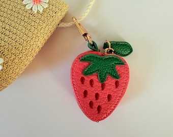 Strawberry- Fruit Keychain Kawaii - Etsy