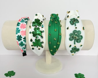 St. Patrick's Day Top Knot Headband - Etsy