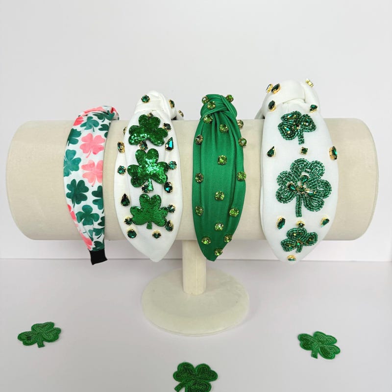 Shamrock Headband - Etsy