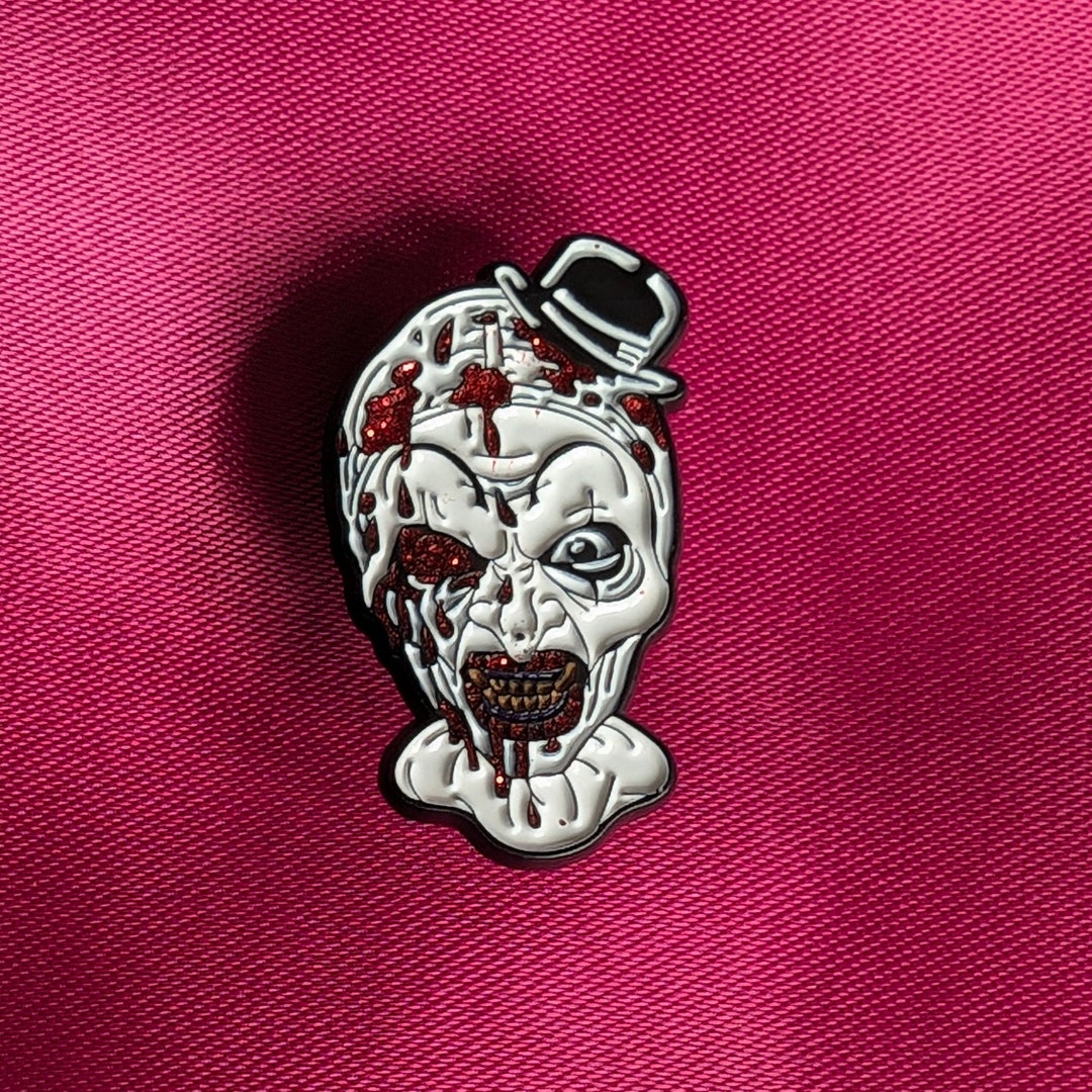 Terrifier Horror Pin Badge: Perfect for Horror Enthusiasts Spooky Clown ...