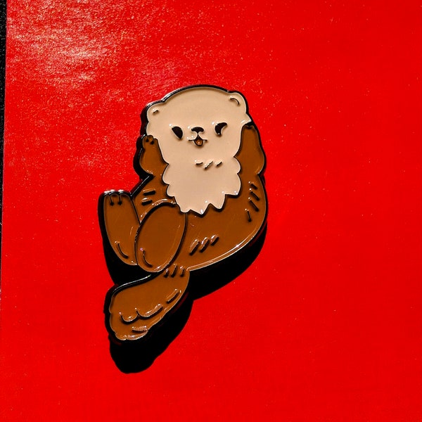 Beaver Brooch - Etsy