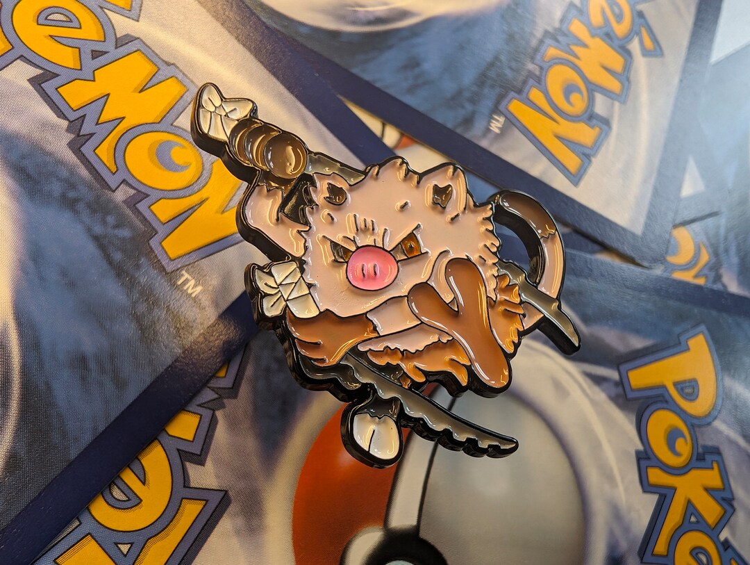 Mankey X Zenitsu Enamel Pin Perfect for Pokémon and Demon Slayer Fans ...