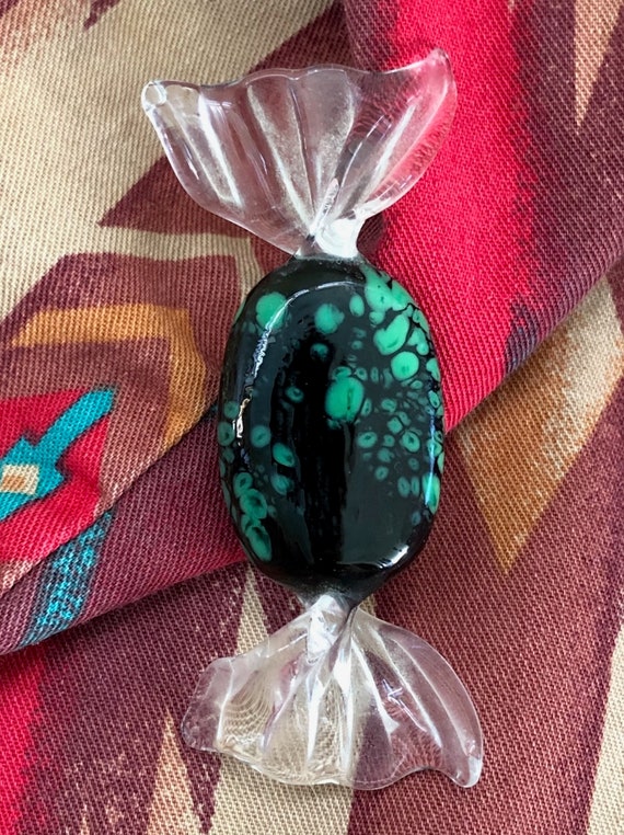 Vintage murano glass pin - Gem