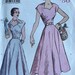 Vintage 2000s Dress Pattern Retro Butterick 6522 1950s Fashion Sz S US ...