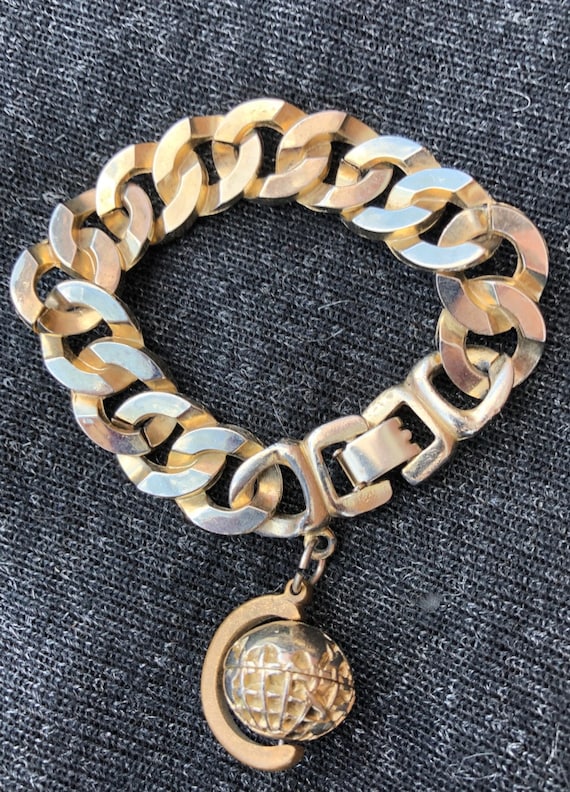 vintage 1960s wide chain - Gem