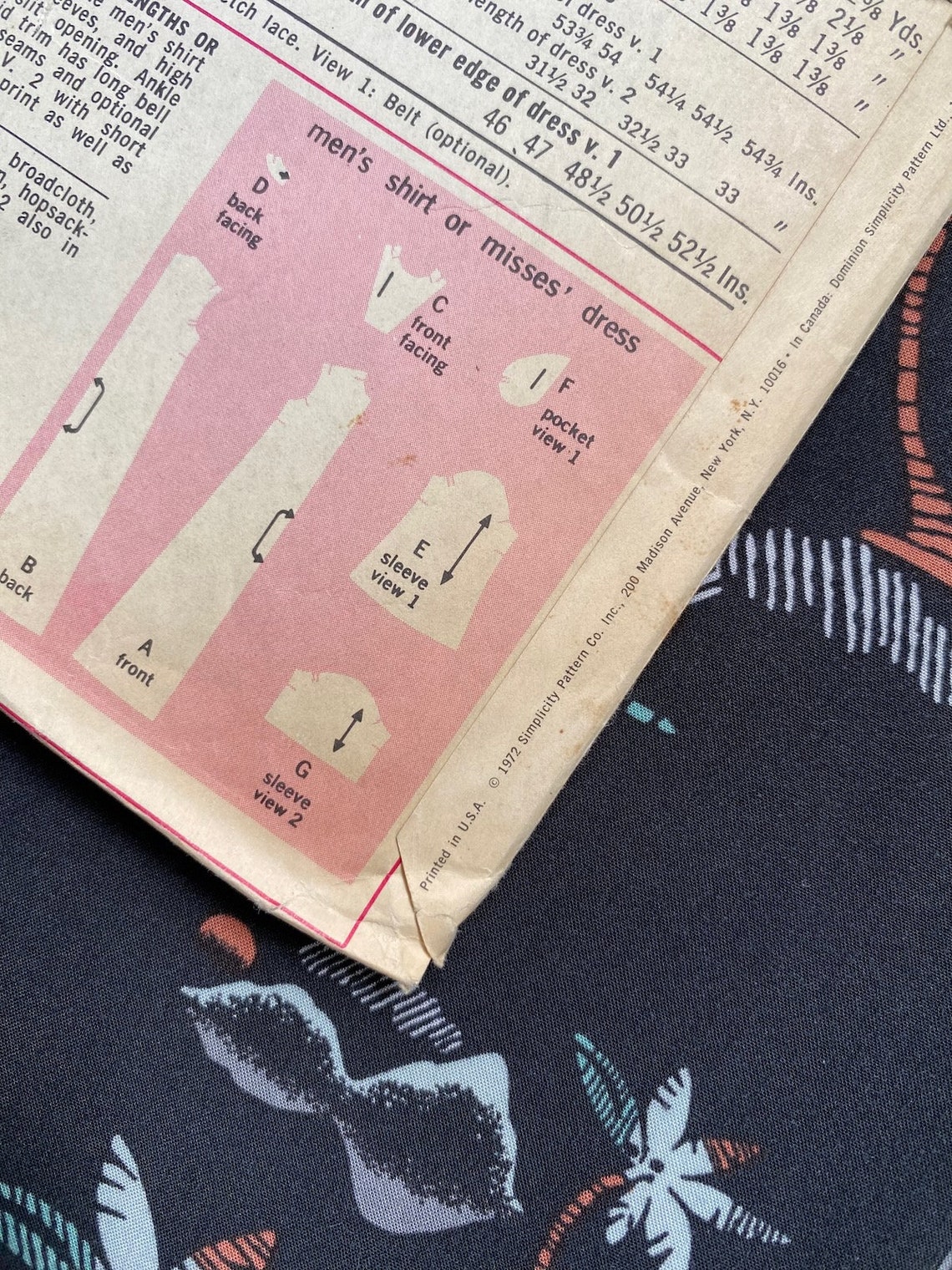 Vintage 1970s Dashiki Caftan Pattern Simplicity 5043 Sz S B34 - Etsy