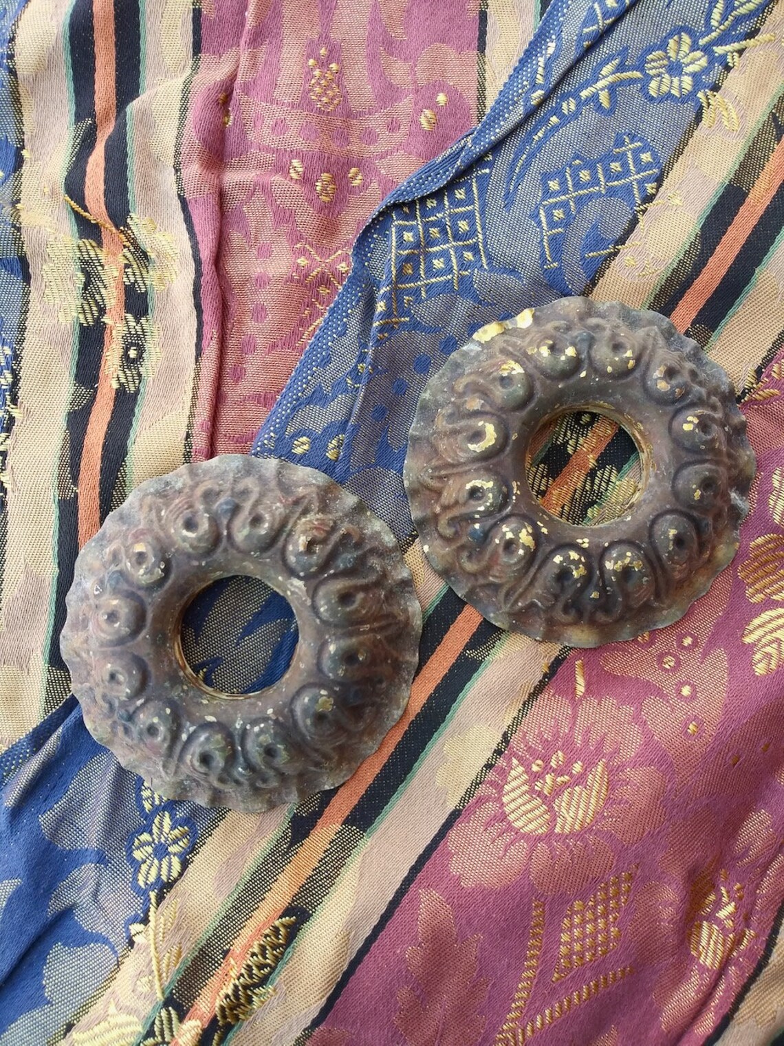 Vintage 1920s Brass Socket Collars Bobeches 5 Ct | Etsy