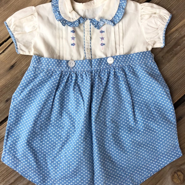 1940s Baby Romper - Etsy