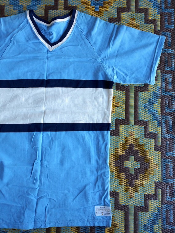 Vintage 1980s Sports Jersey Medalist Sand-Knit Sz M - Gem