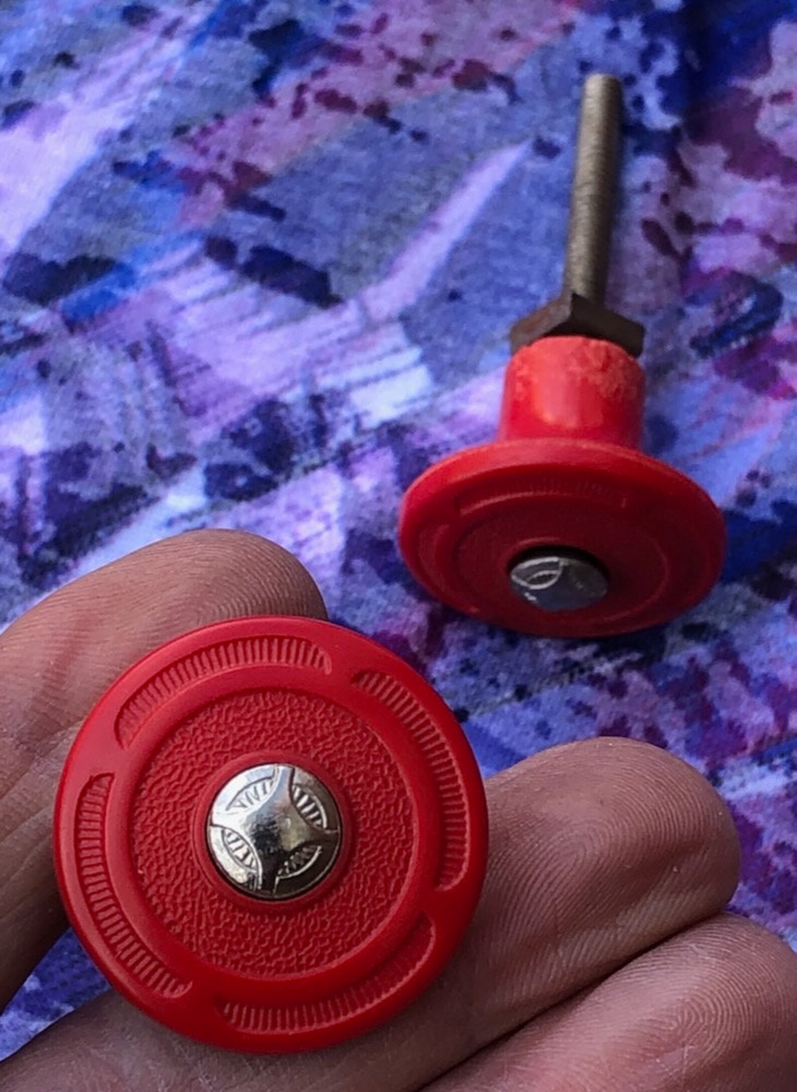 Vintage 1950s Plastic Pulls and Knobs Red White Blue Set of 10 - Etsy