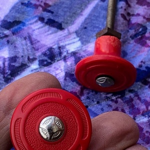 Vintage 1950s Plastic Pulls and Knobs Red White Blue Set of 10 - Etsy