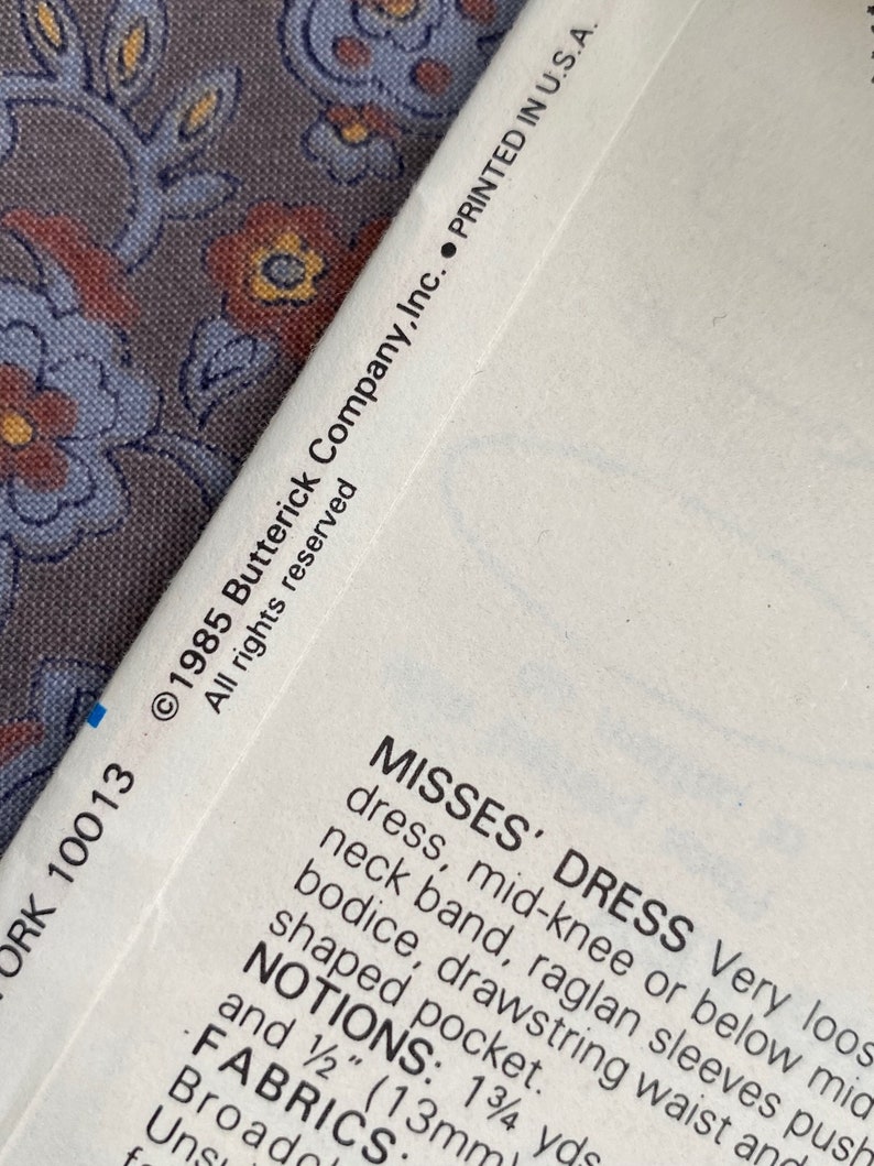 Vintage 1980s T Shirt Dress Pattern Butterick 3266 Sz S - Etsy