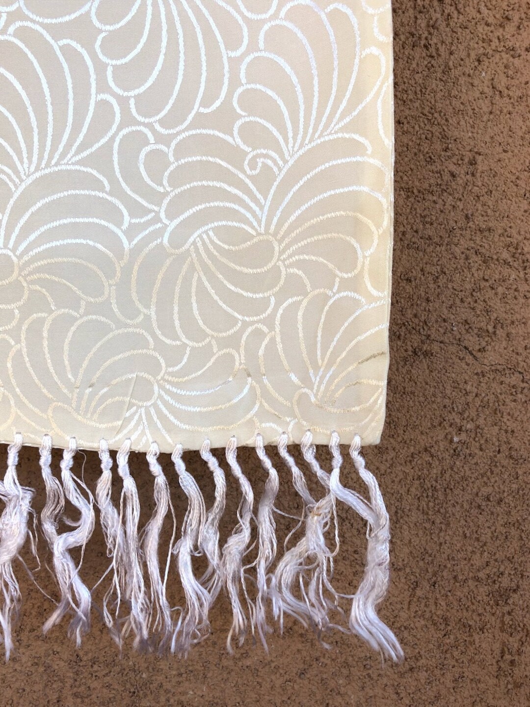 Vintage 1940s Long White Rayon Opera Scarf Ascot Cravat - Etsy