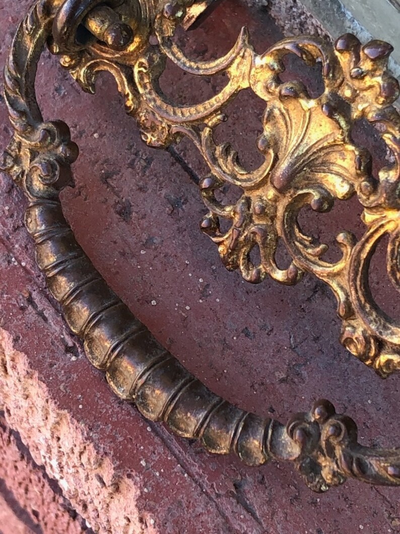 Vintage 1890s Ornate Victorian Drawer Pulls Handles 8 CT - Etsy