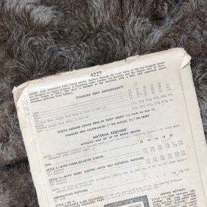 Vintage 1940s Dress Pattern Simplicity 4227 Sz S B30 - Etsy