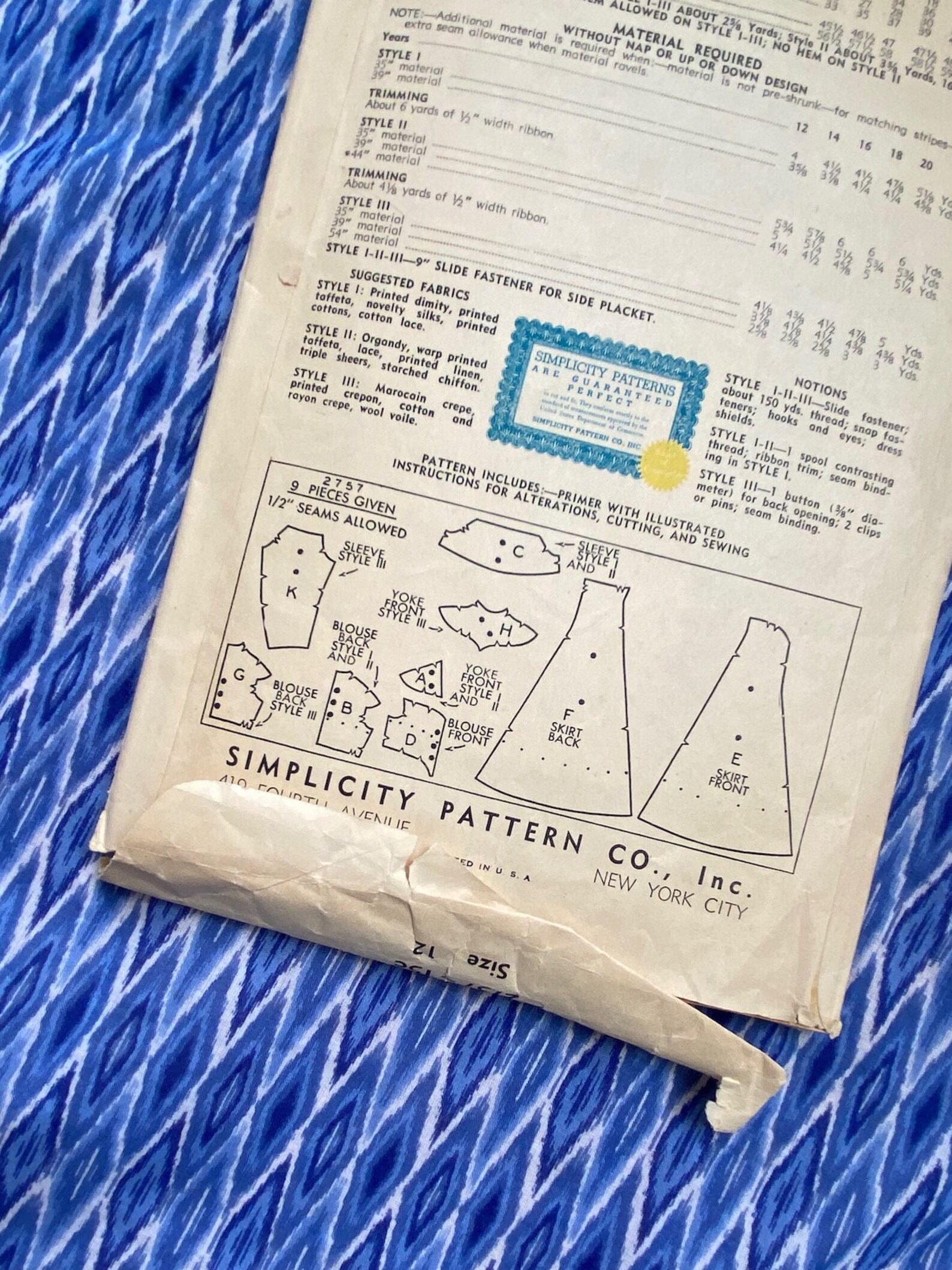 Vintage 1930s Dress Ball Gown Pattern Simplicity 2757 Sz S B30 - Etsy