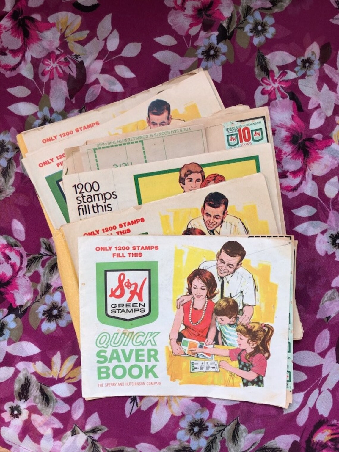 Vintage 1960s 1970s S&H Green Stamps Books LOT - Etsy
