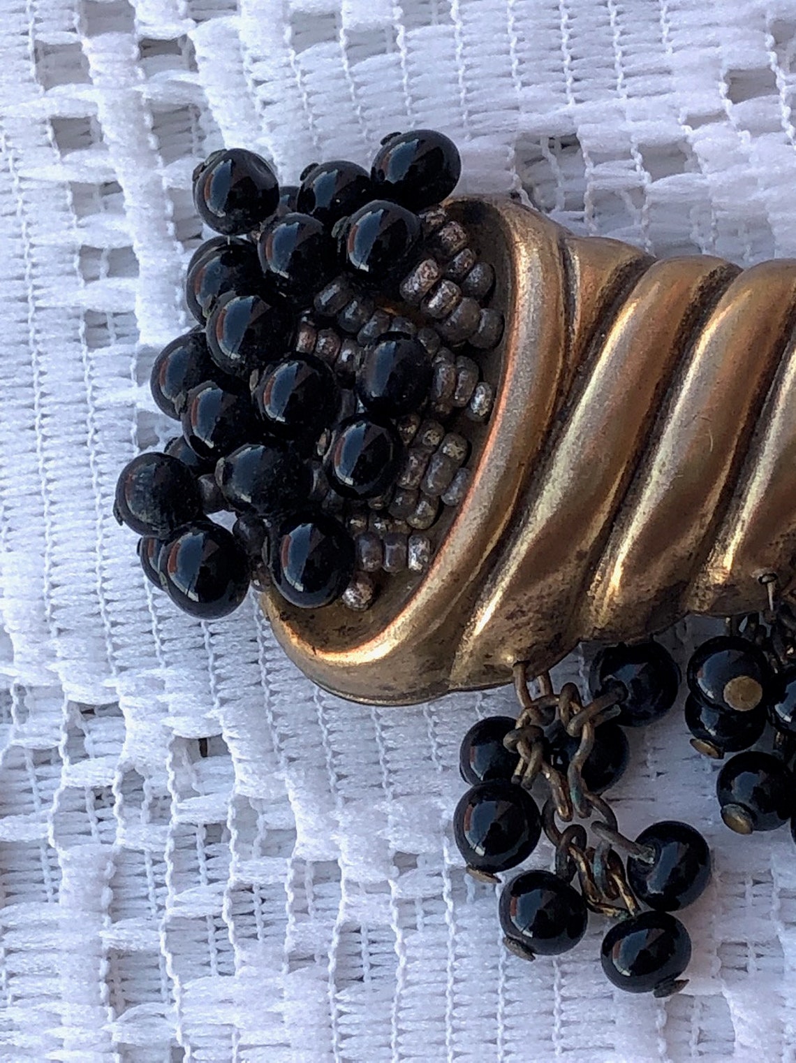 Vintage 1940s Large Cornucopia Brooch Statement Pin | Etsy