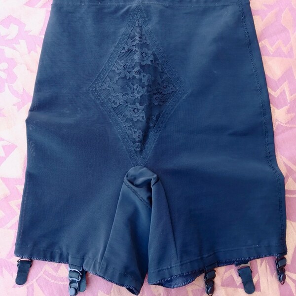 Black Girdle With Garters - Etsy