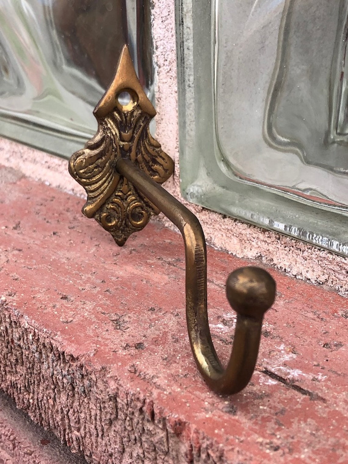 Vintage Victorian 1900 Brass Hook for Clothing Keys - Etsy