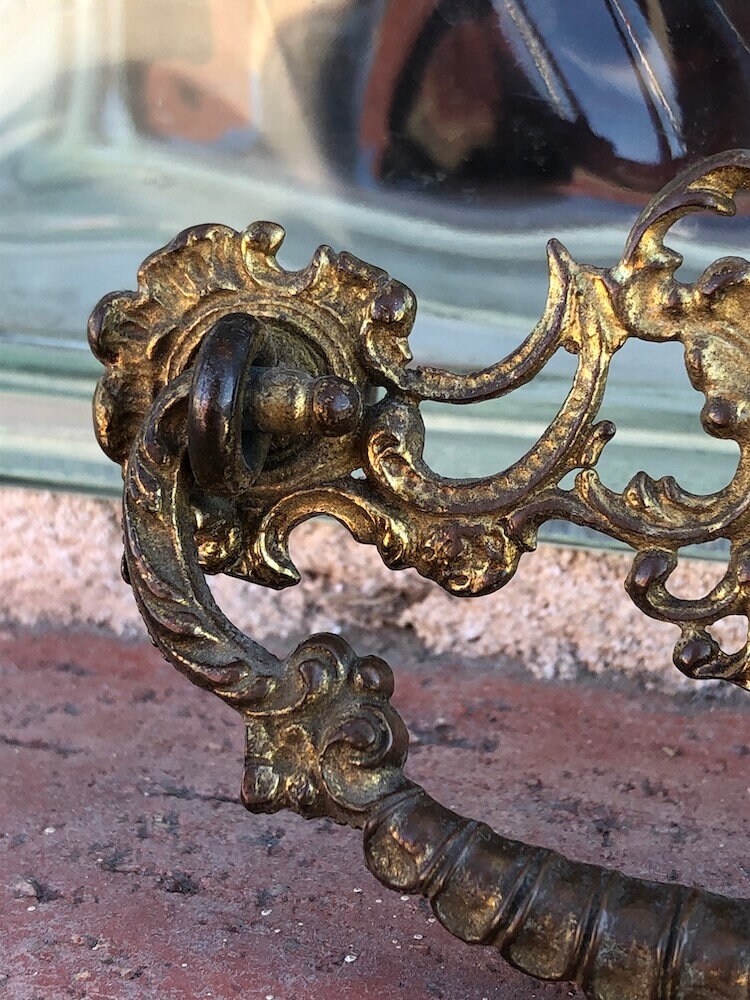 Vintage 1890s Ornate Victorian Drawer Pulls Handles 8 CT | Etsy