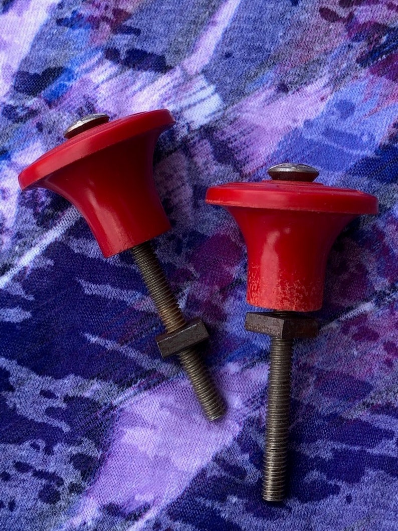 Vintage 1950s Plastic Pulls and Knobs Red White Blue Set of 10 - Etsy