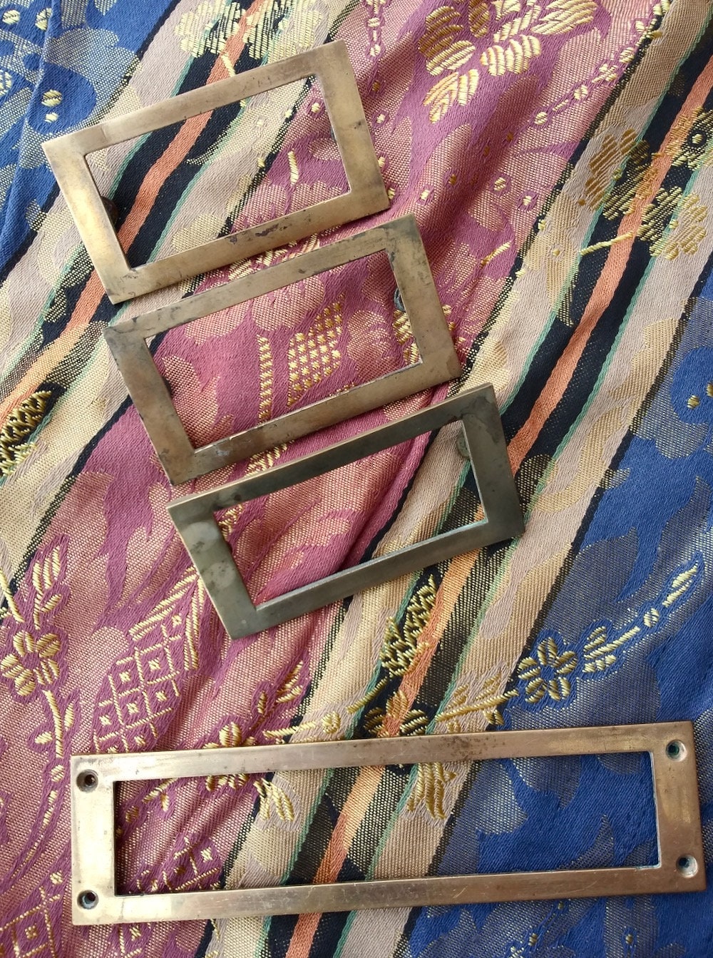 Vintage 1920s Brass Nameplates 4 Plates | Etsy