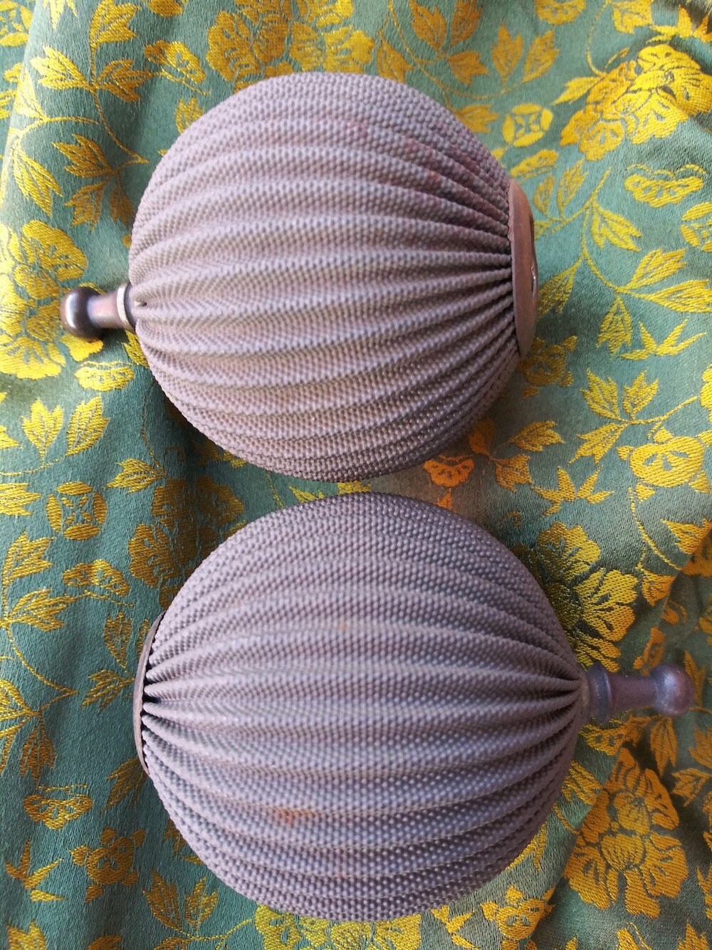 Vintage 1880s Drapery Finials Curtain Rod Ends Set of 2 | Etsy