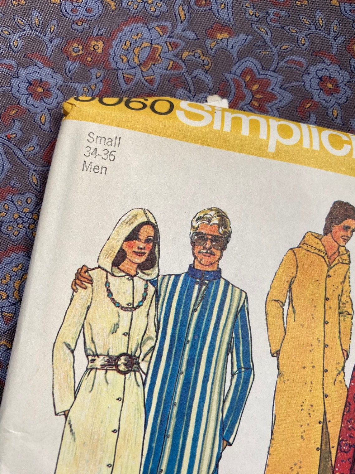 Vintage 1970s Hooded Beach Robe Caftan Pattern Simplicity 6060 - Etsy