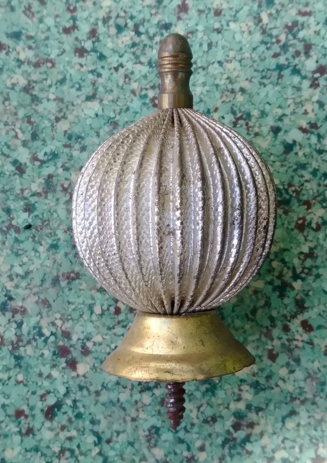 Vintage 1900s Drapery Finials for Curtain Rods Set of 4 - Etsy