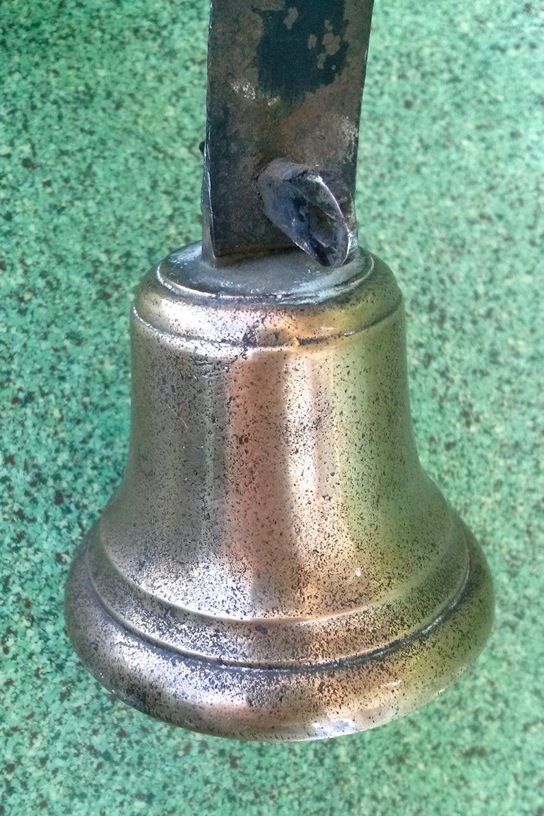 Vintage 1890s French Gate Bell Antique Victorian Spring Door - Etsy
