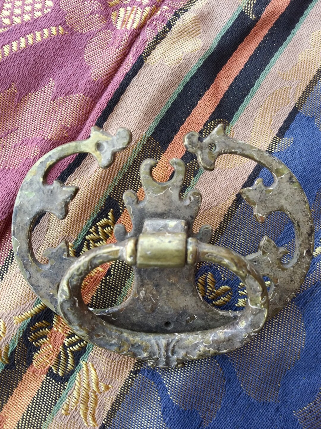 Vintage 1880s Drawer Pulls Doorknocker Handles Queen Anne Chippendale ...