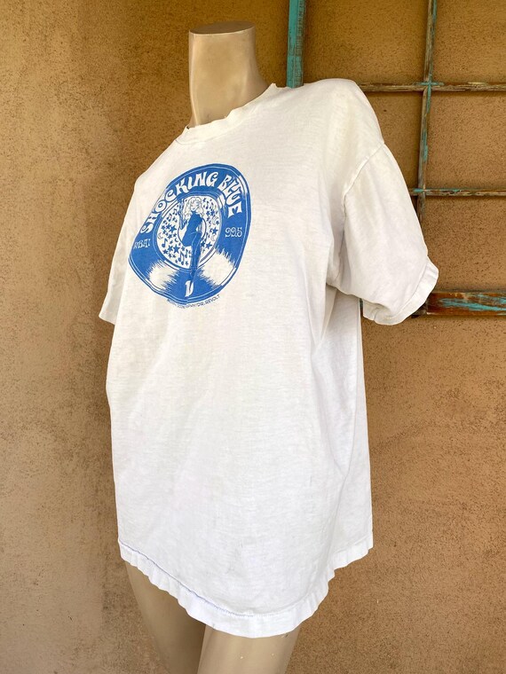 Vintage 1990s Dr Revolt Shocking Blue T Shirt Mens M … - Gem