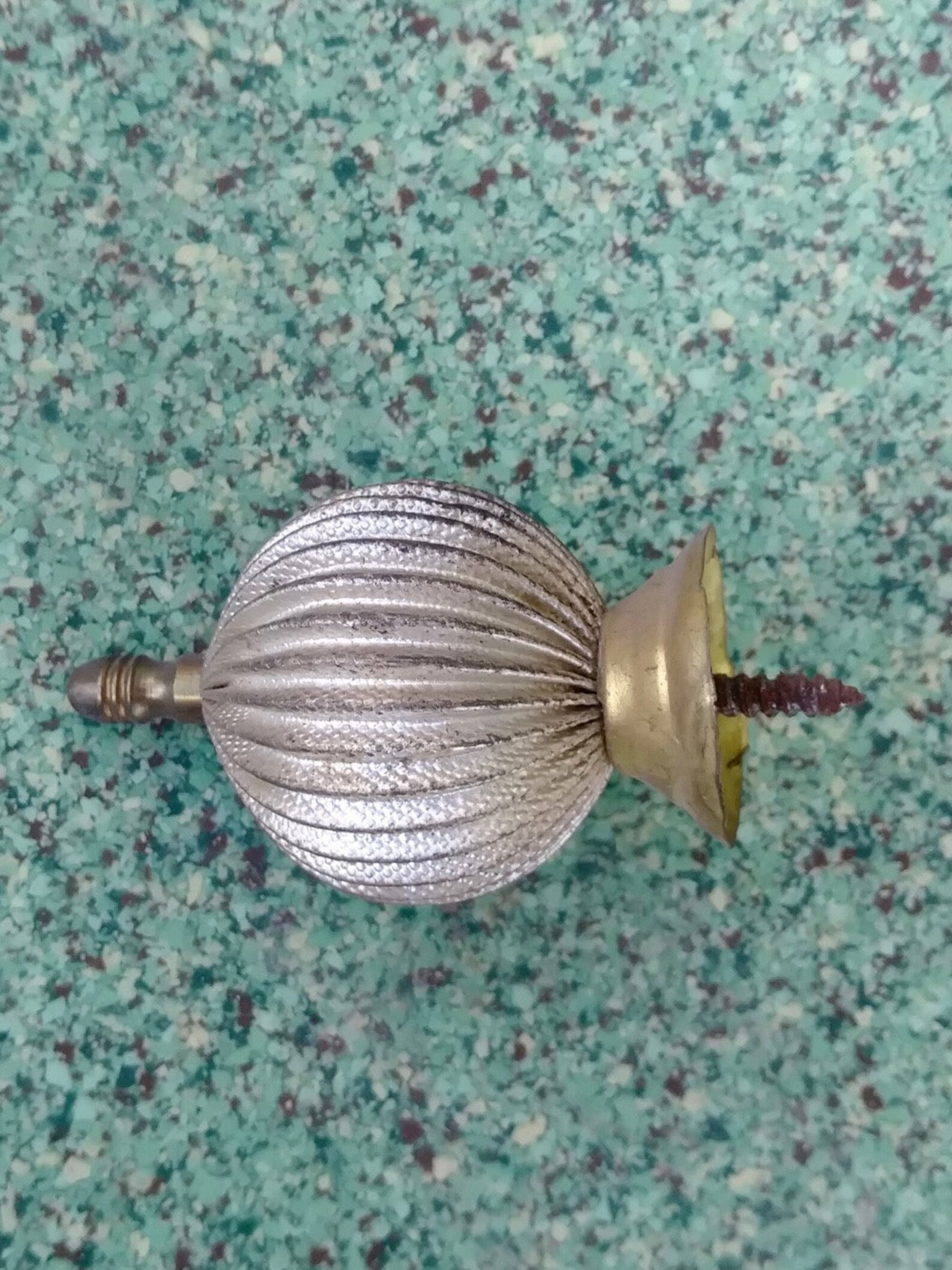 Vintage 1900s Drapery Finials for Curtain Rods Set of 6 | Etsy