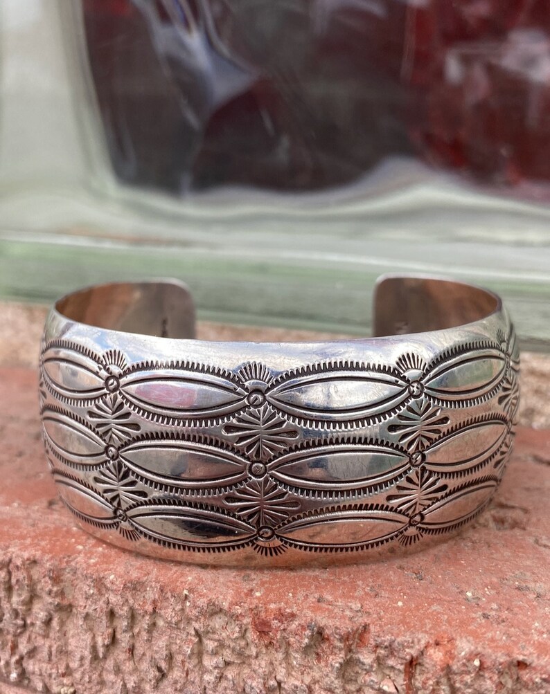 Vintage 1980s 1990s Native Silver Cuff Bracelet Don Platero - Etsy
