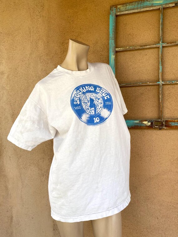 Vintage 1990s Dr Revolt Shocking Blue T Shirt Mens M … - Gem