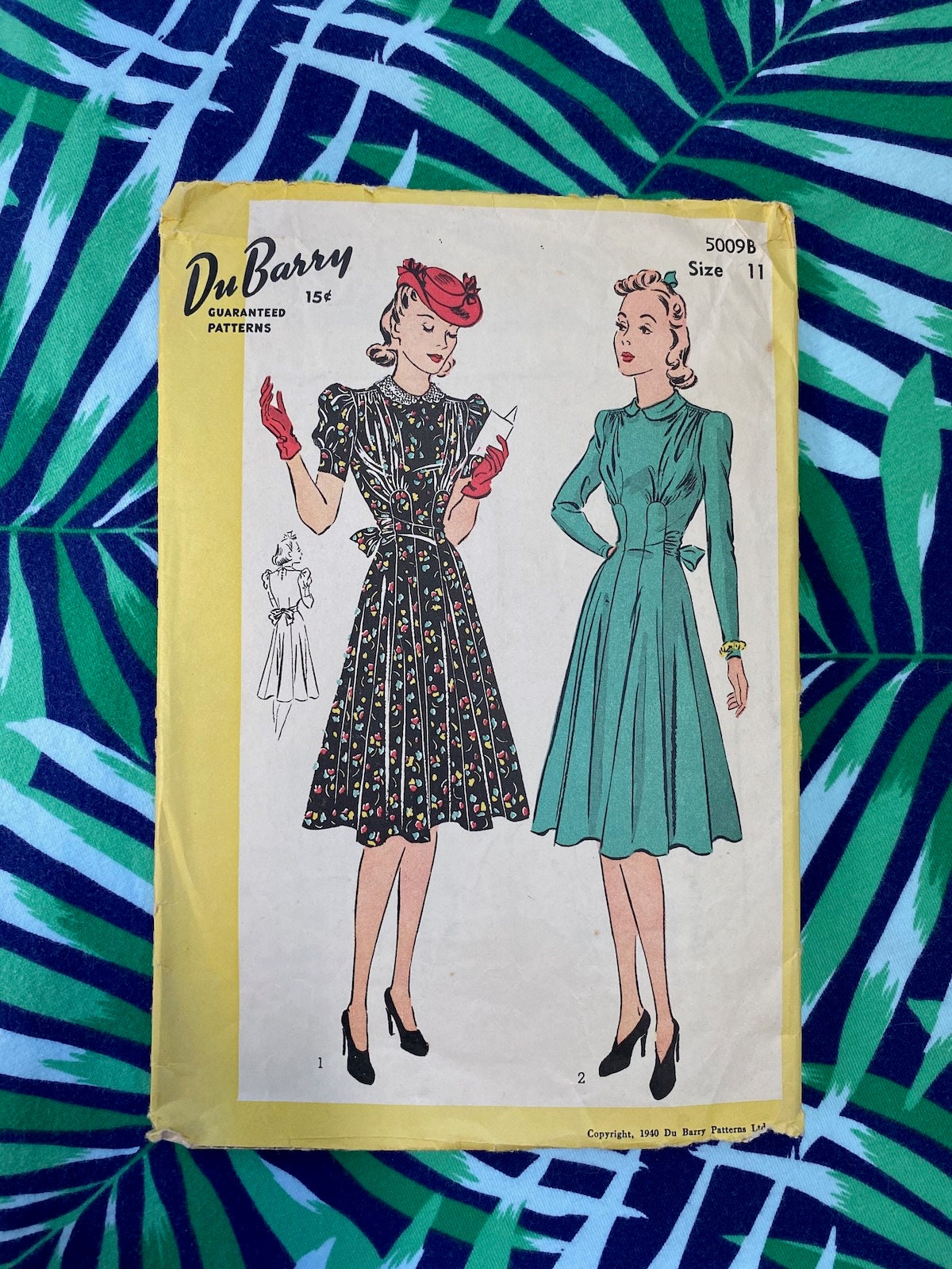 Vintage 1940 Dress Patterns