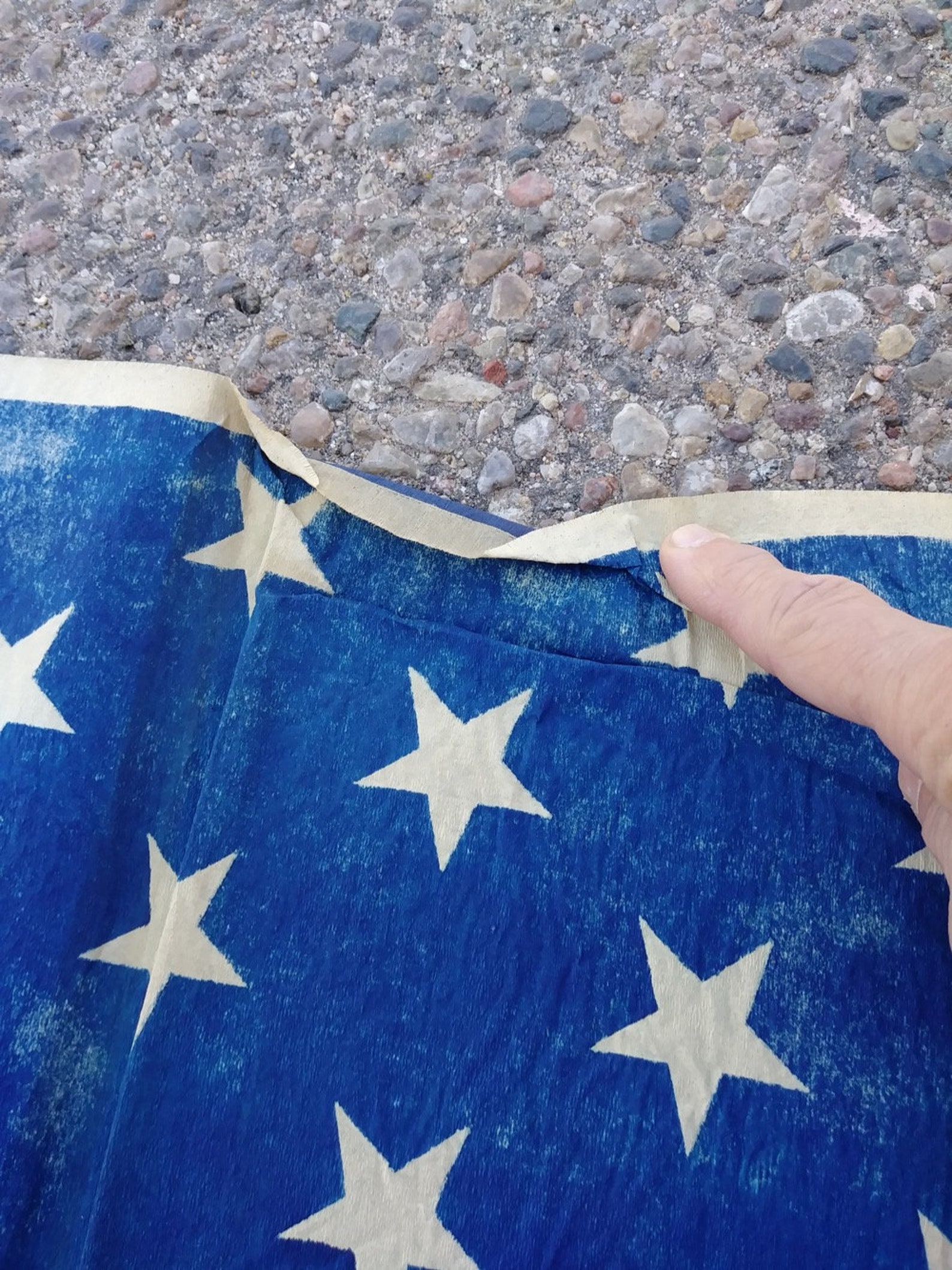 Vintage 1920s Dennison Crepe Paper Flag Stars and Stripes - Etsy