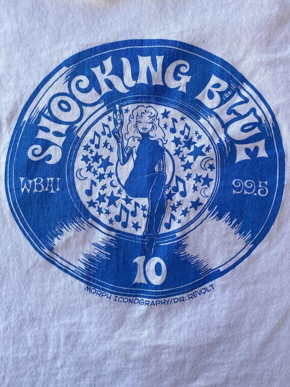 Vintage 1990s Dr Revolt Shocking Blue T Shirt Mens M … - Gem