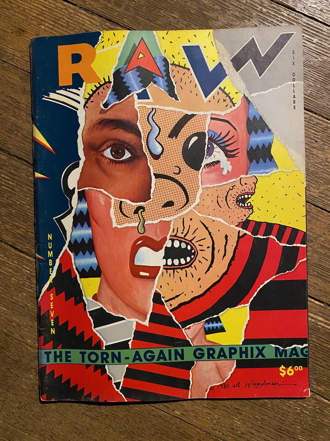 VTG 1980s Raw Graphix Magazine Number 7 1985 Torn Again - Etsy
