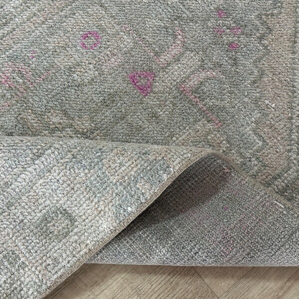 Blue Pink Turkish Rug - Etsy