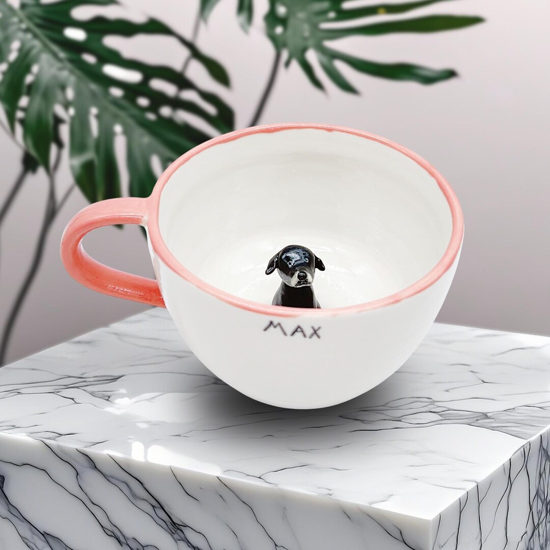 Pet Figure Mug,custom Pet Mug,handmade Ceramic,gift for Pet Lovers ...