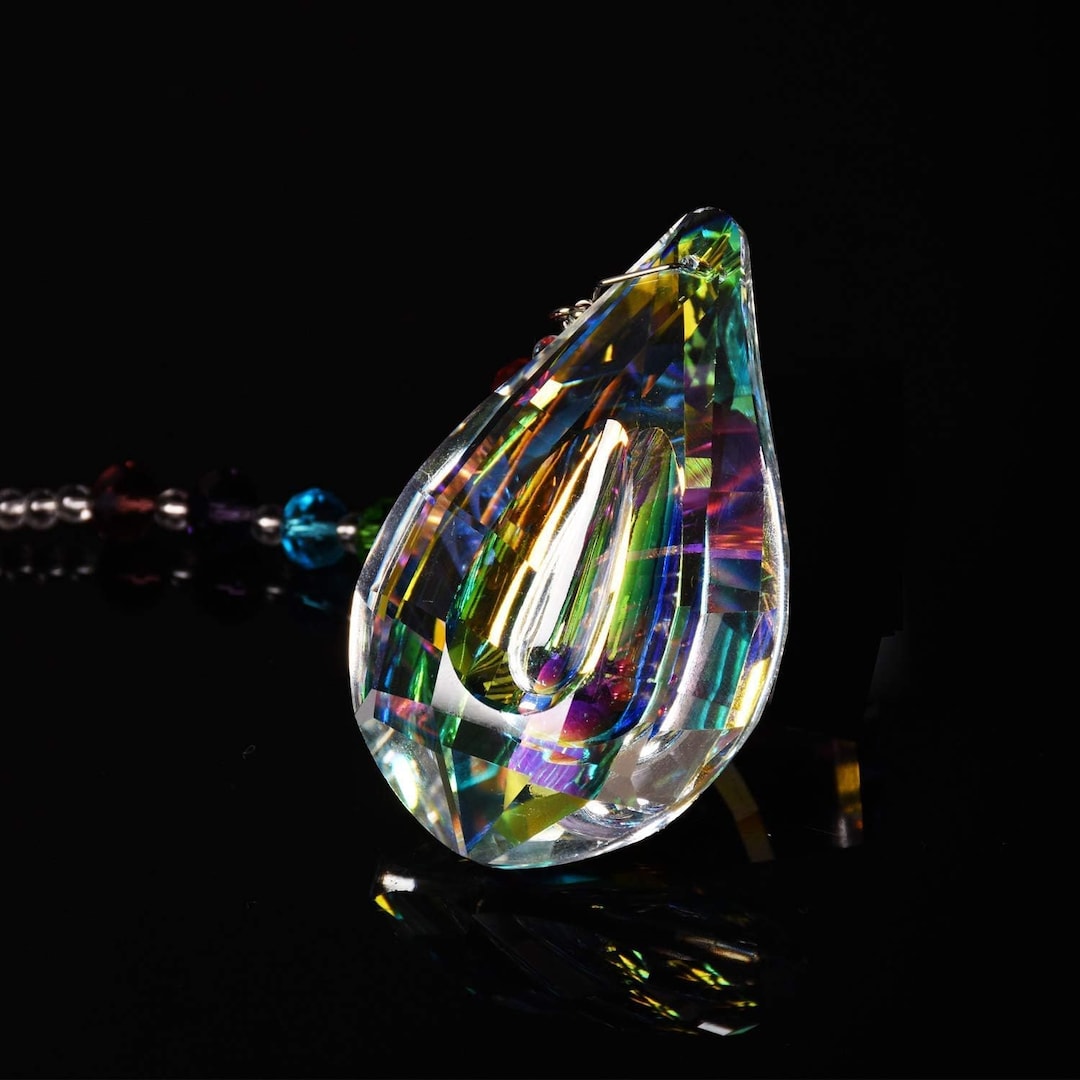 Coating Hanging Window Crystal Prism Suncatcher Rainbow Maker Glass ...