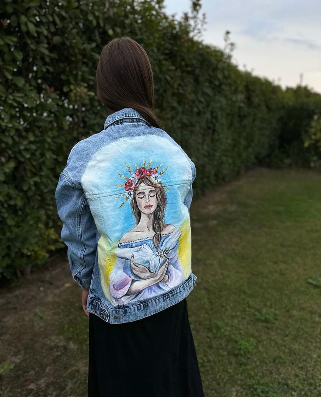 Custom Hand Painted Jacket Hand Painted Denim Jacket Unique ...