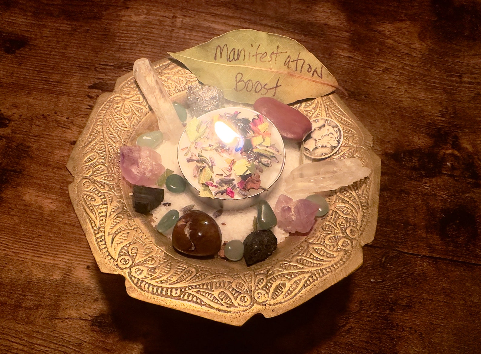 SAME DAY Manifestation Boost Candle Burning Ritual Bay Leaf Intention ...