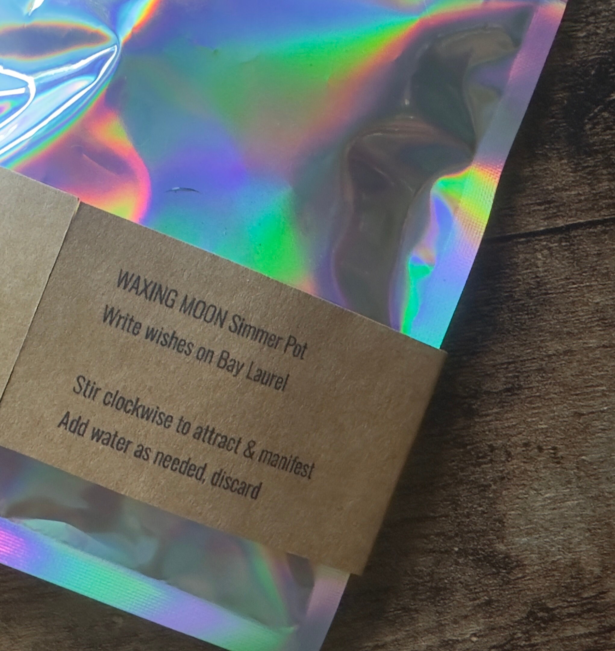 WAXING MOON Simmer Pot Mix - Manifest Potpourri Organic All Natural ...