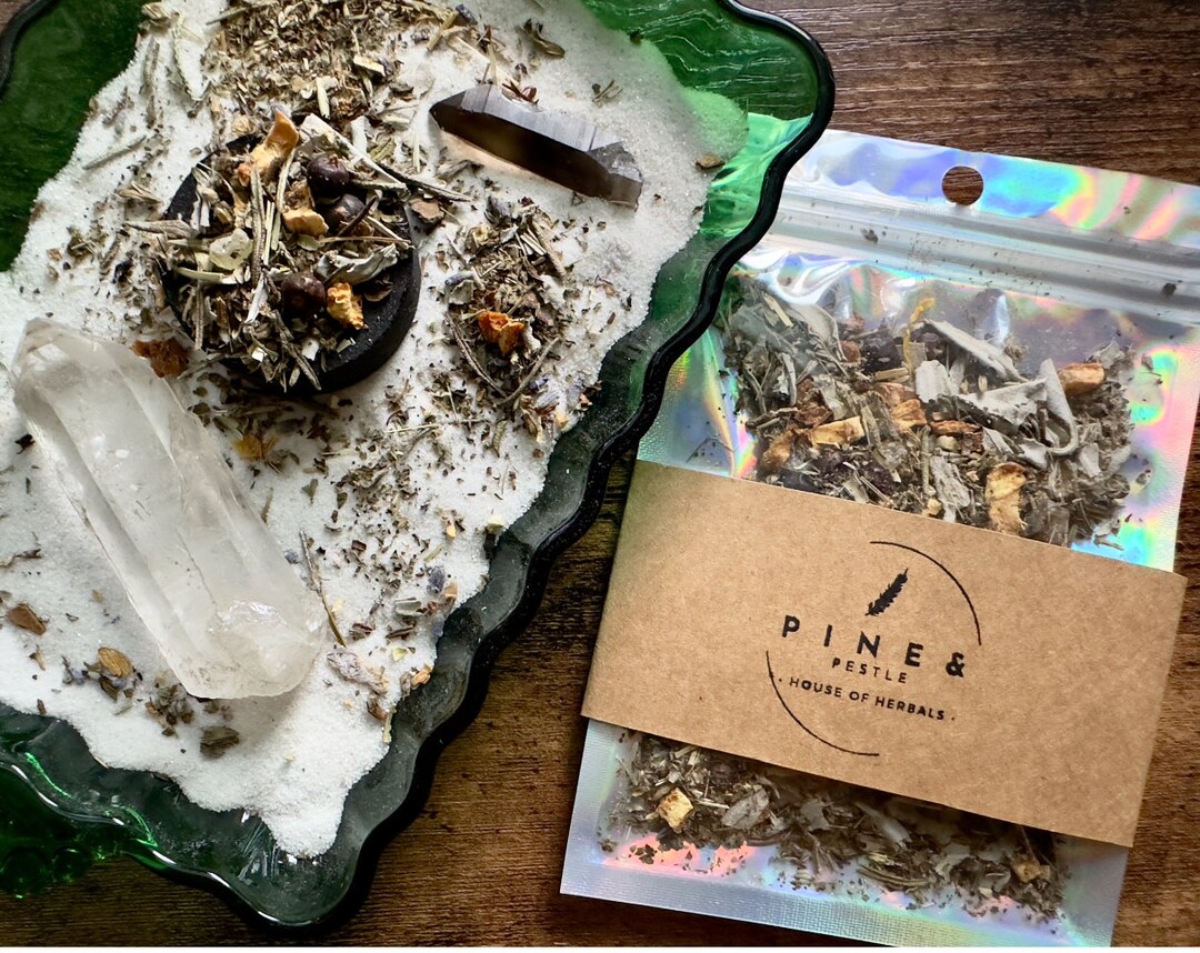 FULL MOON Ritual Incense Mix - Candle Dressing Release Cleanse ...